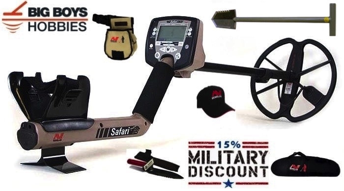 Minelab Safari Metal Detector – Big Boys Hobbies Metal Detectors