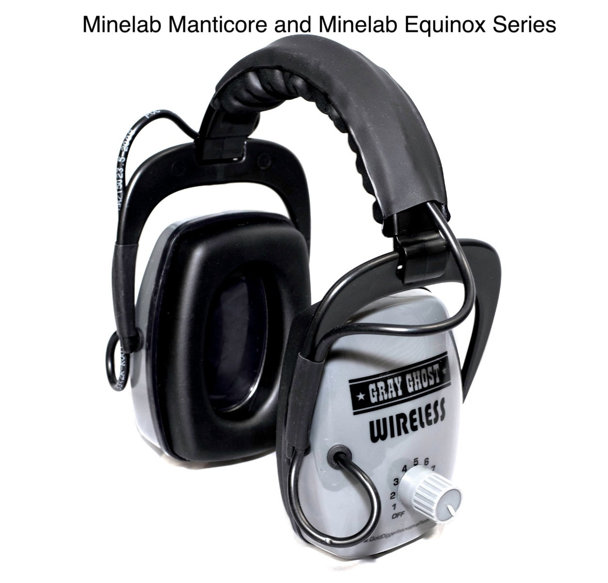 Gray Ghost Wireless Headphones for Minelab Manticore And All Minelab E ...