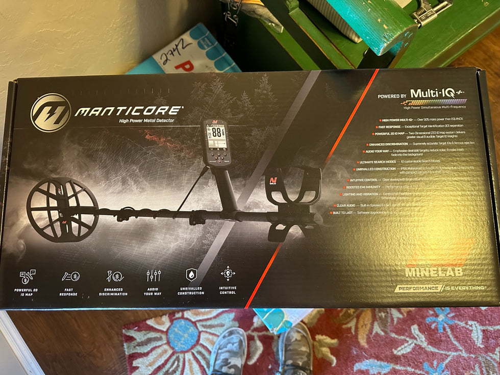 Used Minelab Manticore - Excellent condition! – Big Boys Hobbies Metal ...